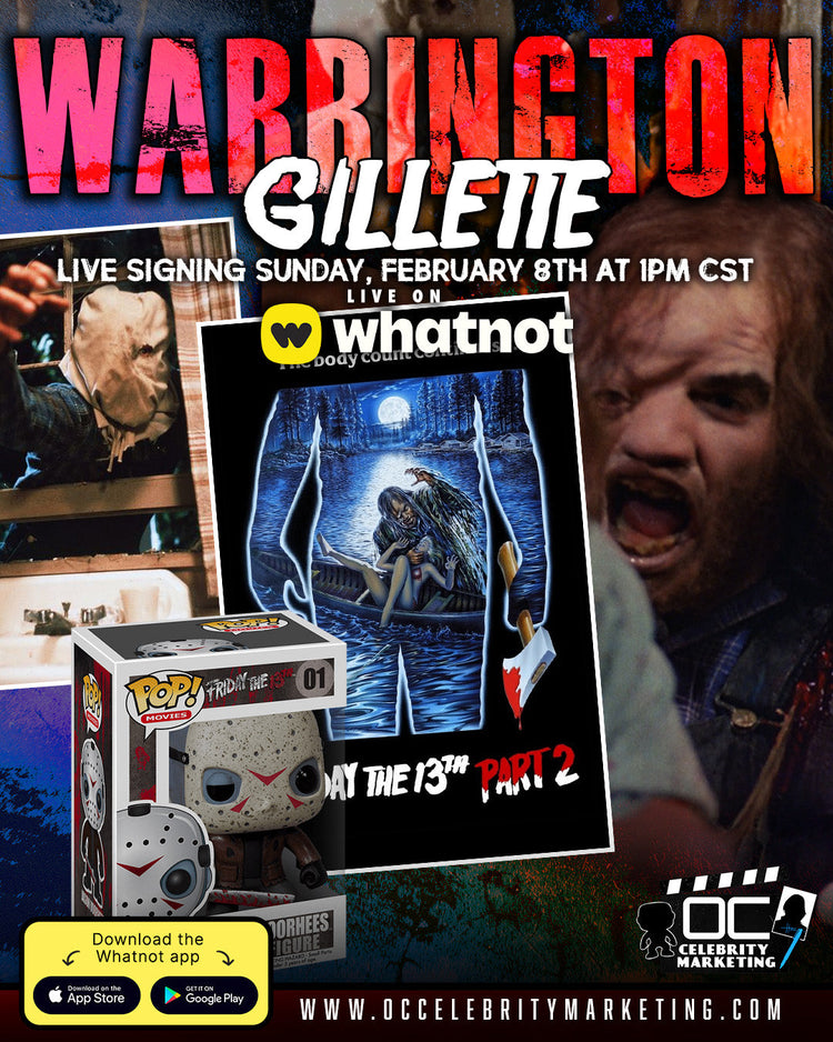 Warrington Gillette Pre-Order (Signing February 8th) – OC Celebrity ...