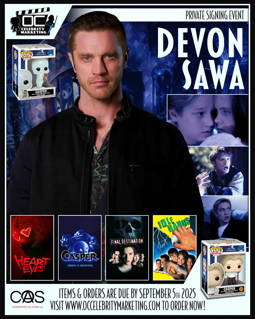 Devon Sawa Pre-Order – OC Celebrity Marketing LLC